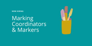 Now Hiring: Marking Coordinators & Markers - TASC